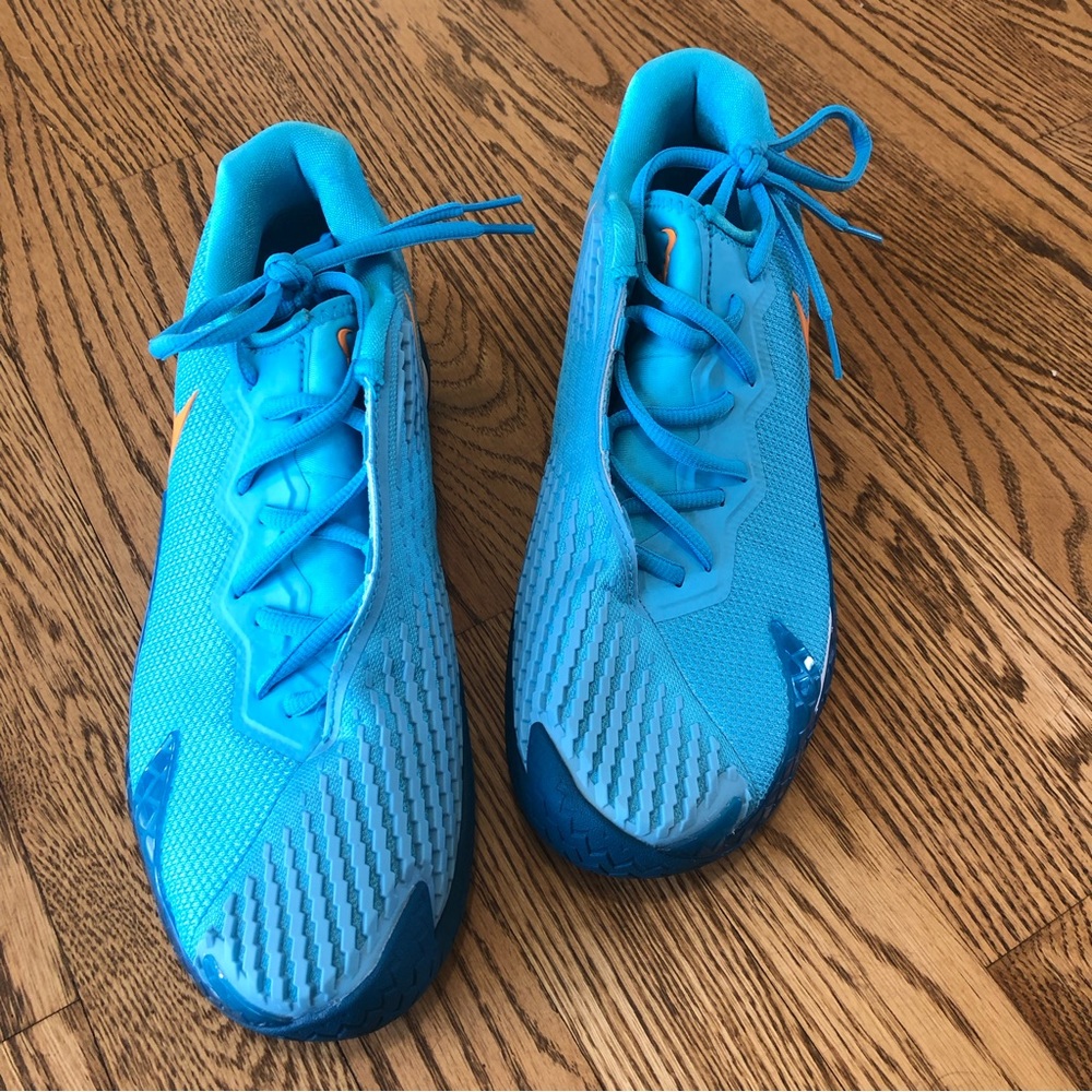 Nike Vapor Cage 4 Rafa Sneaker Baltic Blue Orange - Gem